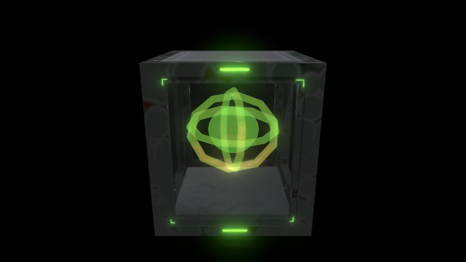 atomic cyber crate - 3D model by fixmes [f0ebf47] - Sketchfab