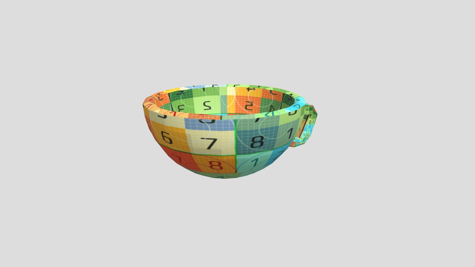 UV Teacup - Download Free 3D model by RyleighH [f0ef31d] - Sketchfab