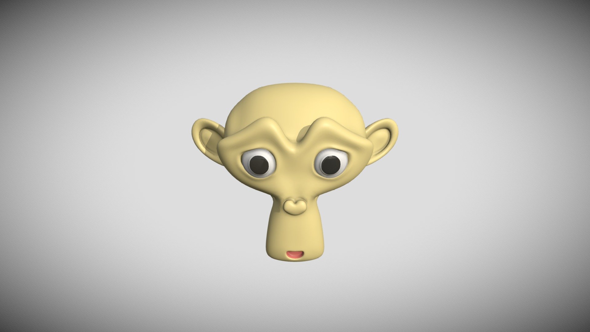 MonkeyHead - Download Free 3D model by Glanceman (@benxian456) [f0ef3e8 ...