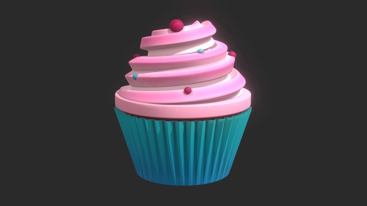 Birthday-cake 3D models - Sketchfab