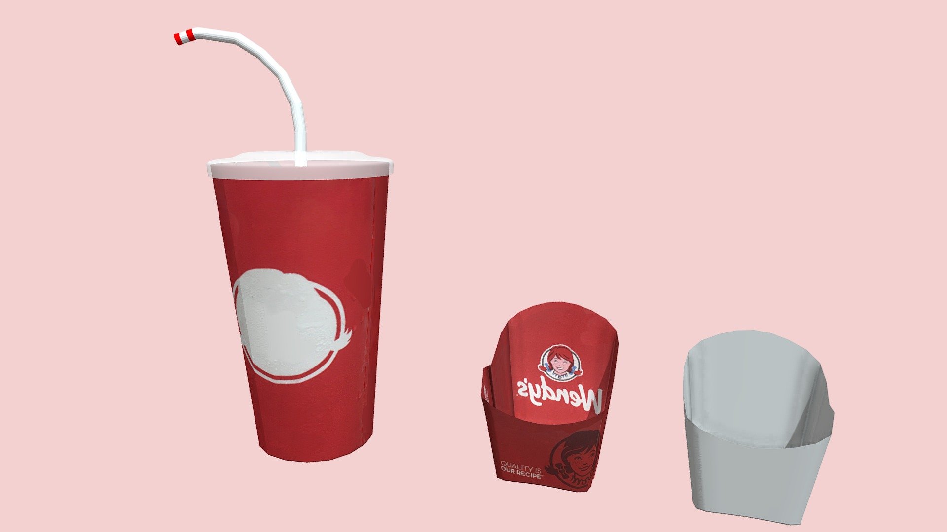 Wendy's Food Model Test by:Matthew J Powell - 3D model by Afritarian ...