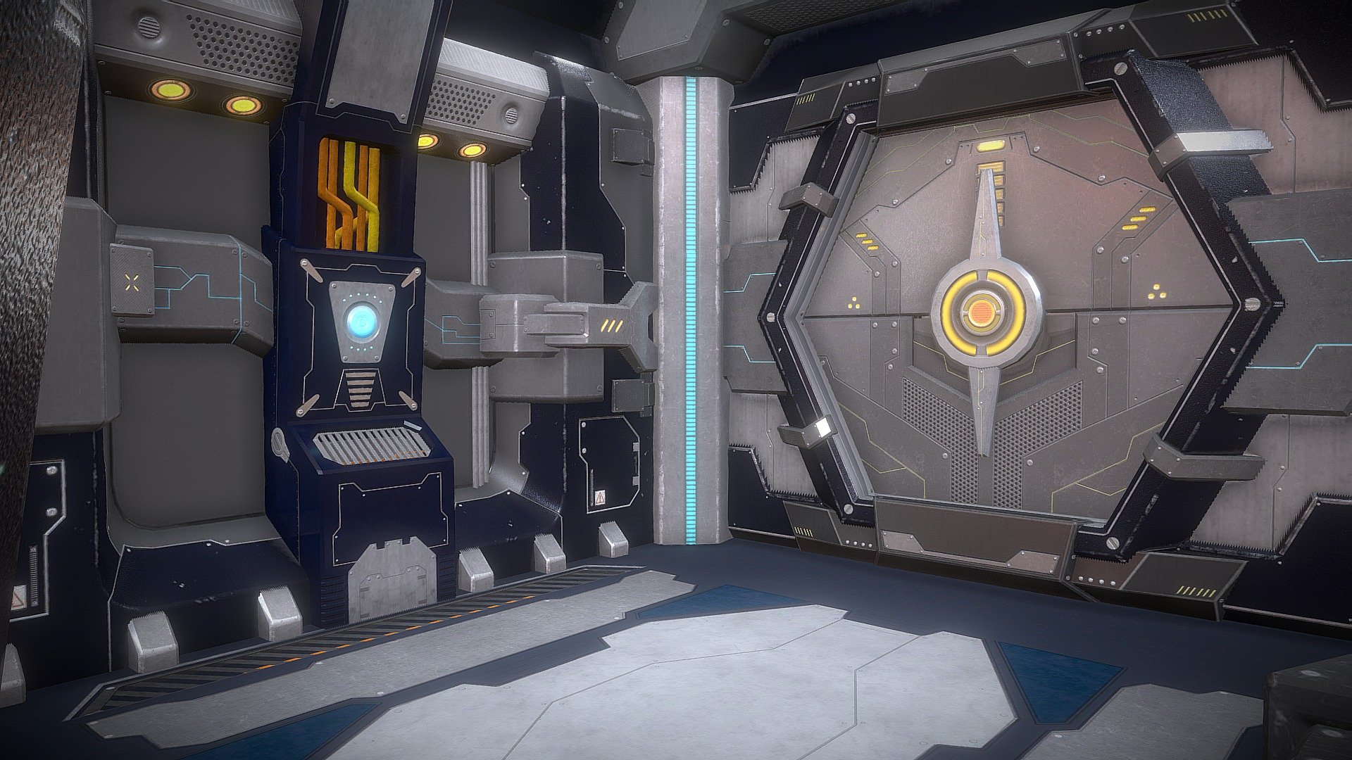 Sci-Fi Room Pack Ver.1 - Buy Royalty Free 3D model by Experience Lab ...