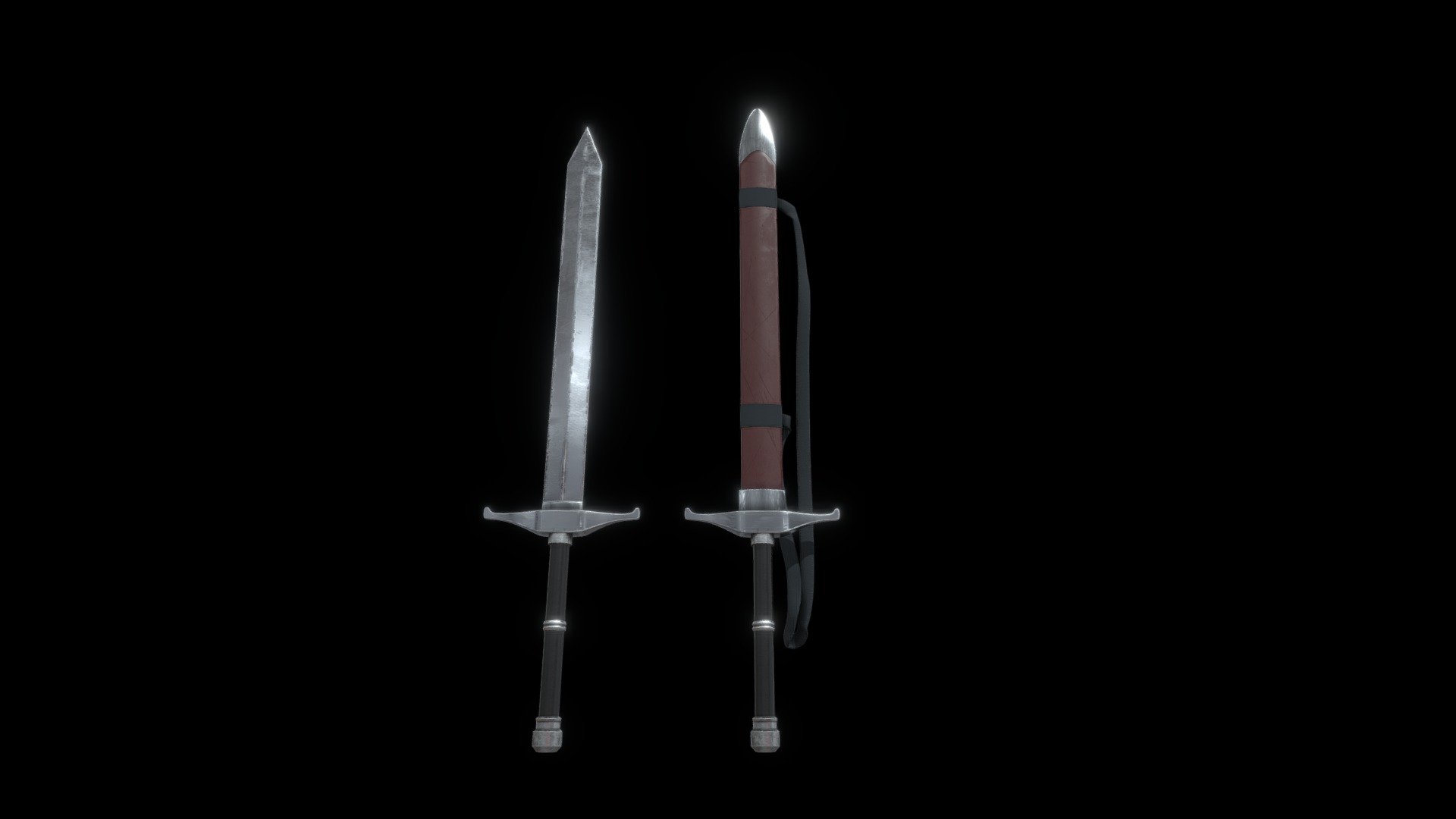 Trunks Sword (Dragonball Z) - 3D model by hybridsuperarts [f0f11c8 ...