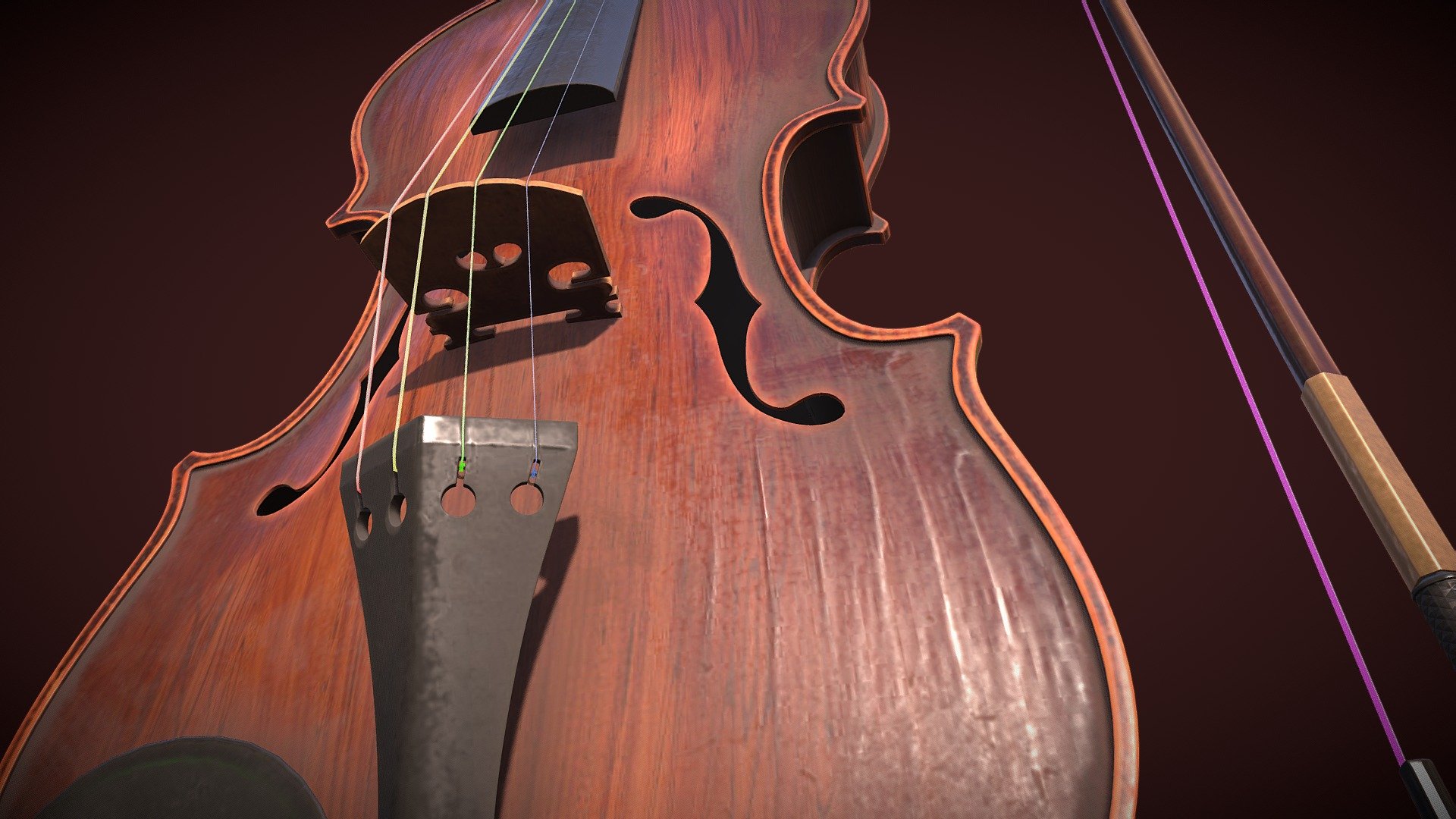 Violin Texturing - Download Free 3D model by ilushandro [f0f22fb ...
