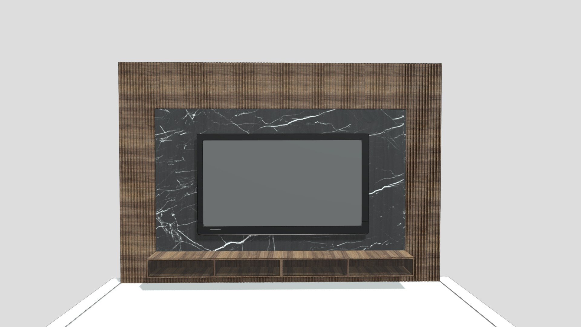 Tv unit - Download Free 3D model by Abideen [f0f59f8] - Sketchfab