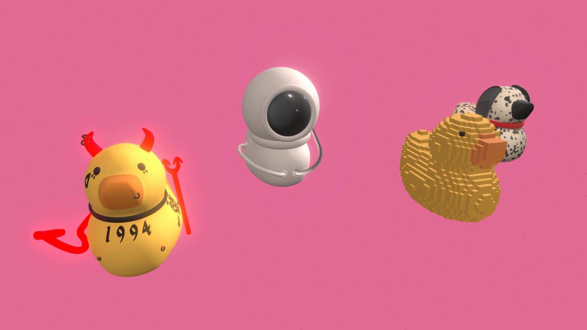 Rubber Ducks - Download Free 3D model by duaduaPeter [f0f5ba1] - Sketchfab