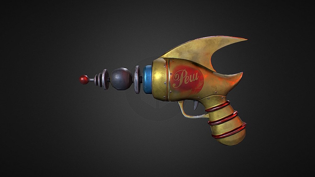 Pew Pew Retro - 3D model by Boris.M (@goodrice) [f0f6c29] - Sketchfab