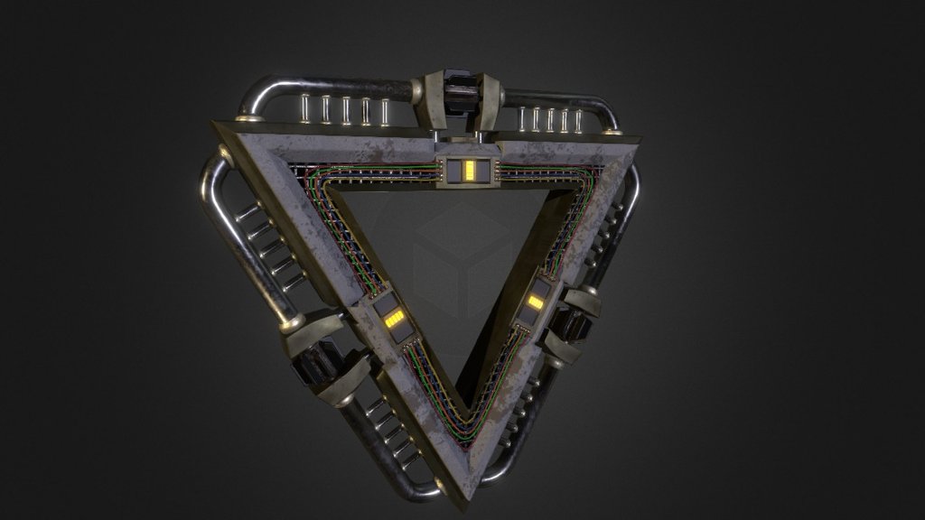 stargate textured - 3D model by Jacob Burke (@comatos) [f0f760c ...