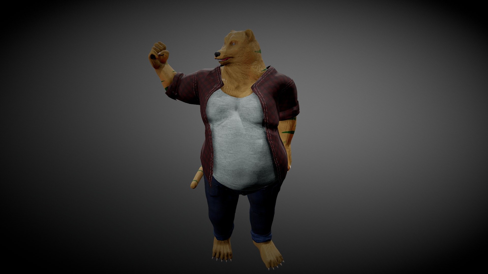Berkley Braxton - 3D model by AngelaReitan [f0f9217] - Sketchfab