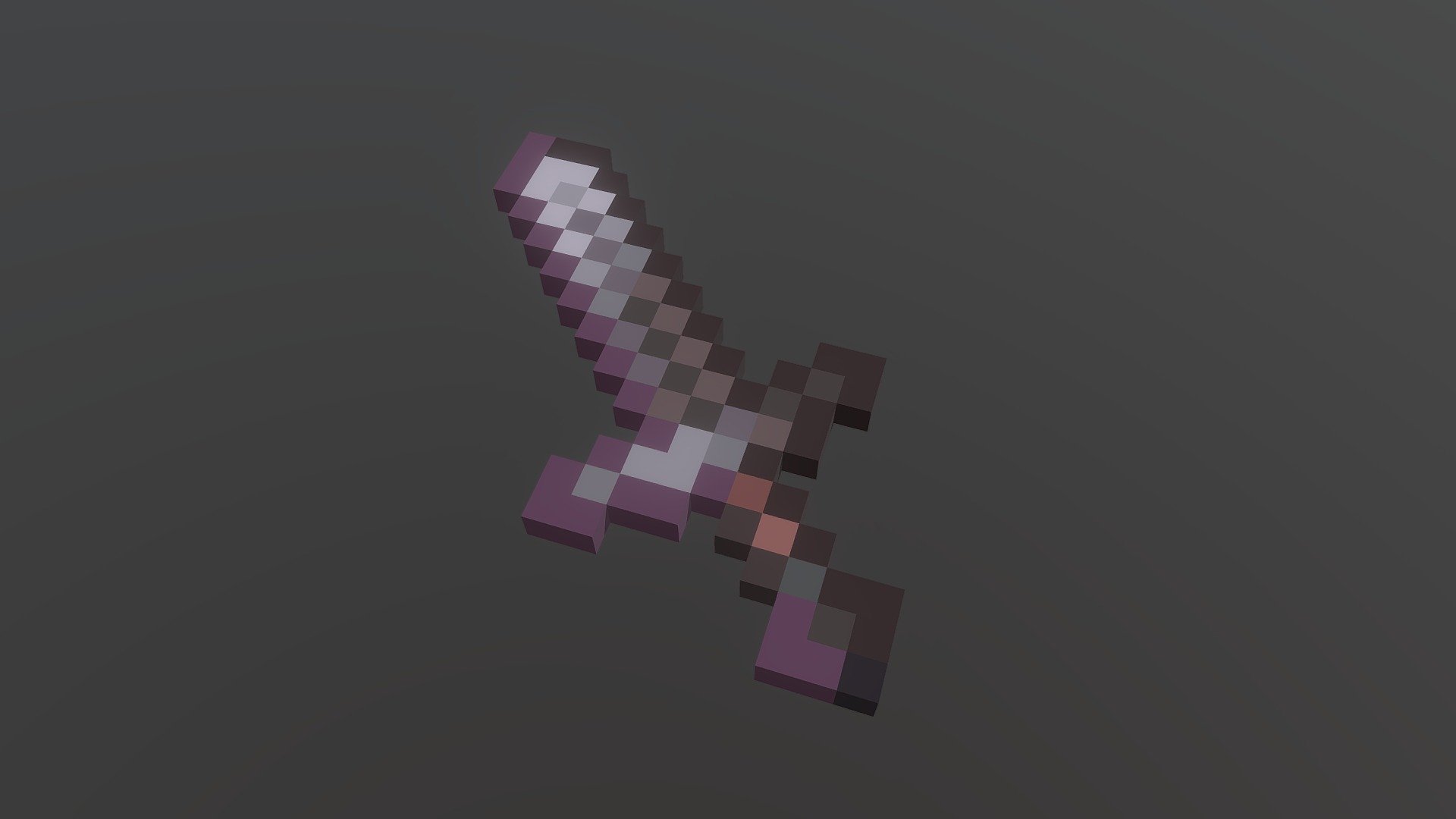 Mincraft Nethrite Sword - Download Free 3D model by DURVESH S ...