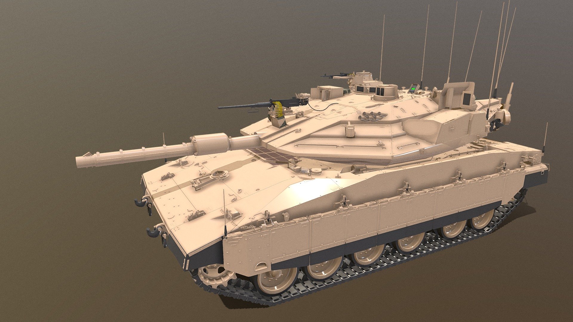 Merkava MK4 - 3D model by CloudHubOmniTeam (@cloudhub) [f0fe231 ...