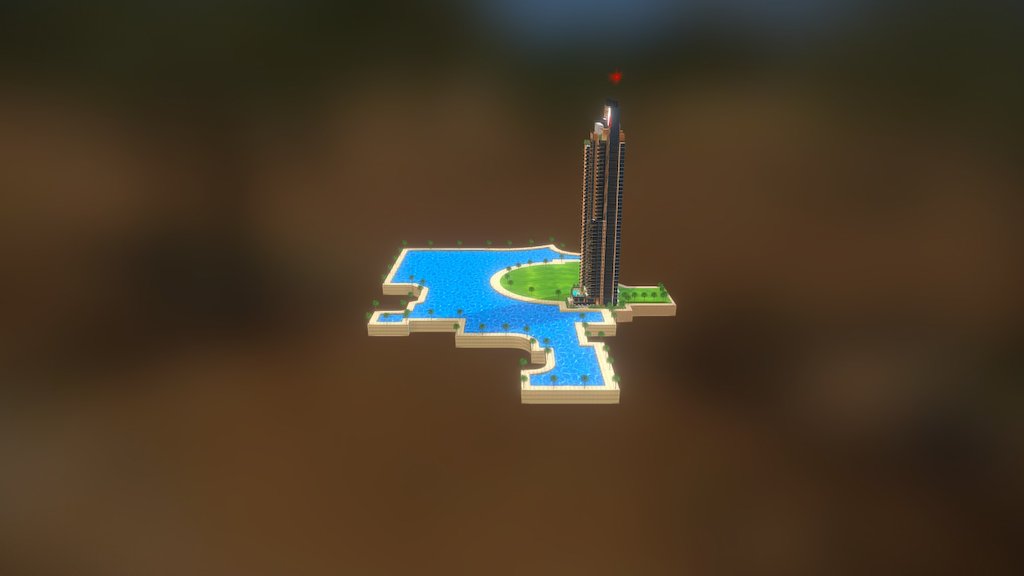 IGO Tower With Curve 003 - 3D model by IGO101 [f10021b] - Sketchfab