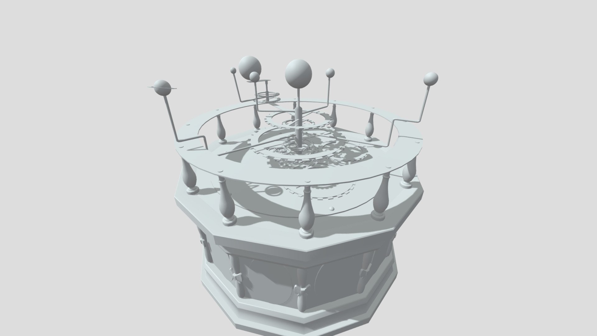 High Resolution Orrery - 3D model by leonbeams [f100618] - Sketchfab