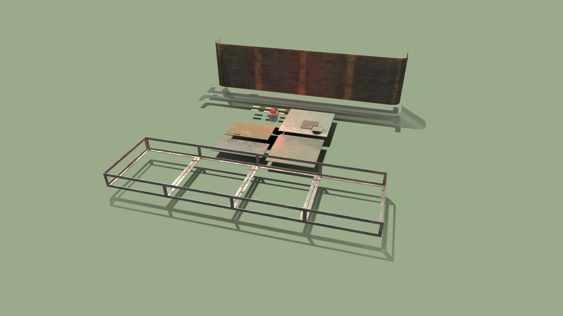 Generic Wall Panels B - Download Free 3D model by TUGBOAT GAMES ...