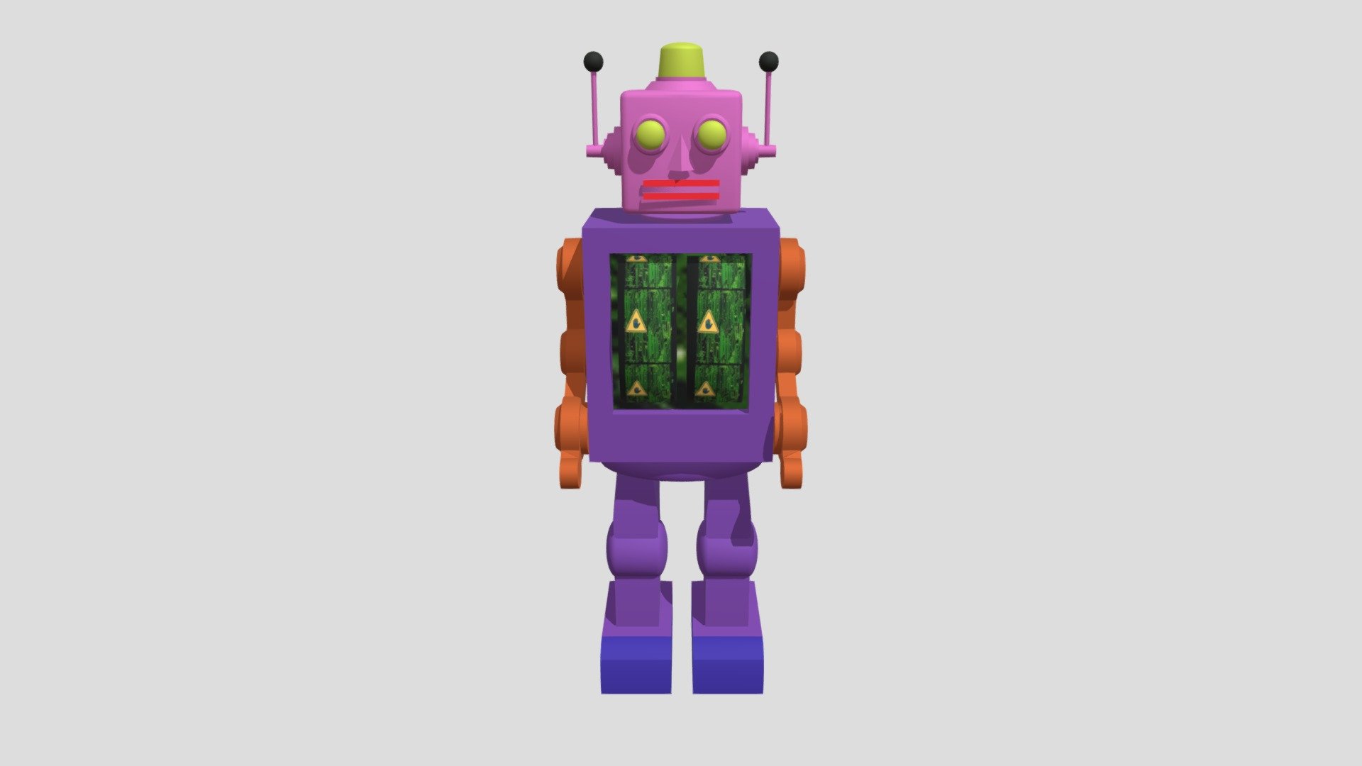 robot - 3D model by rmuld [f1043d9] - Sketchfab