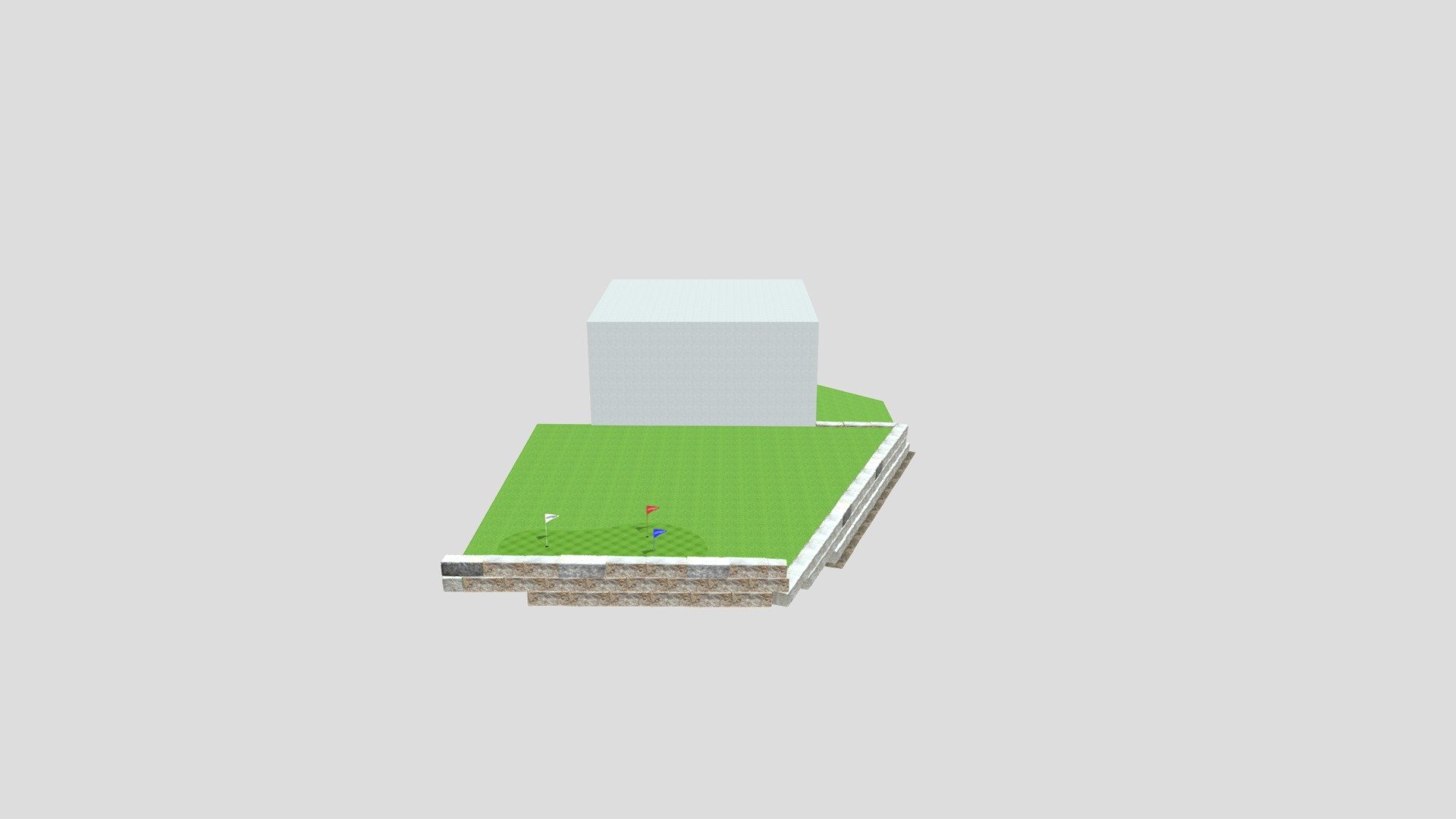 Point Venture Yard Retaining Wall - 3D model by austinblockcompany ...