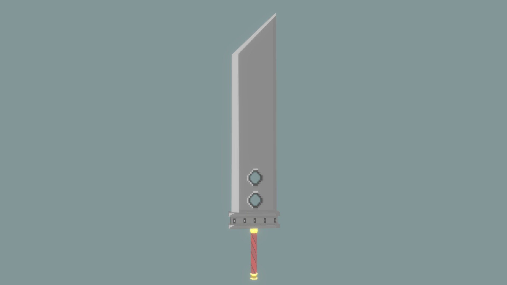 Pixel style Buster Sword. - 3D model by Karl (@PolyJem) [f106e71 ...