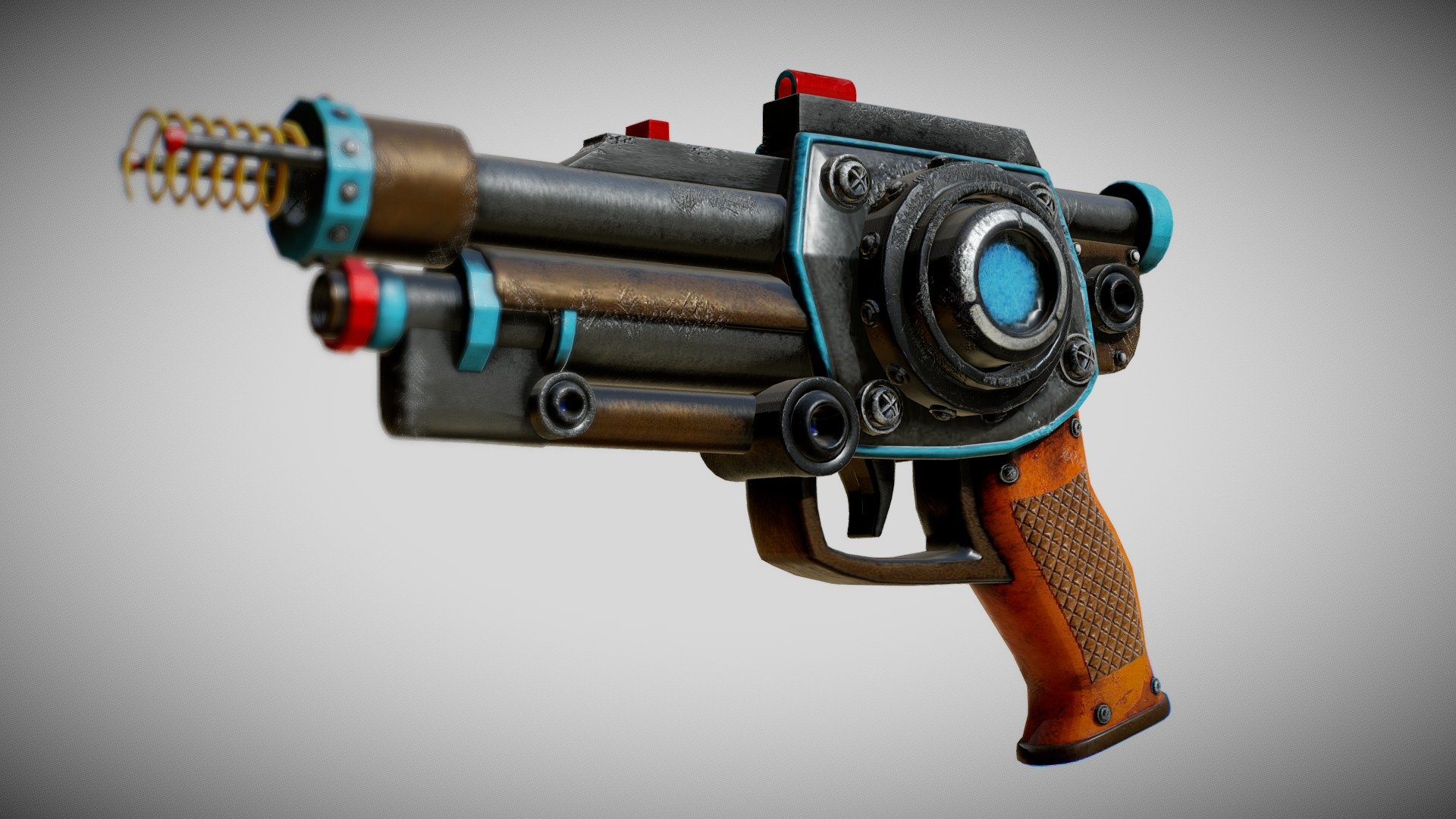 Fantasy Gun - Download Free 3D model by VIBA_Animation [f1071a1 ...