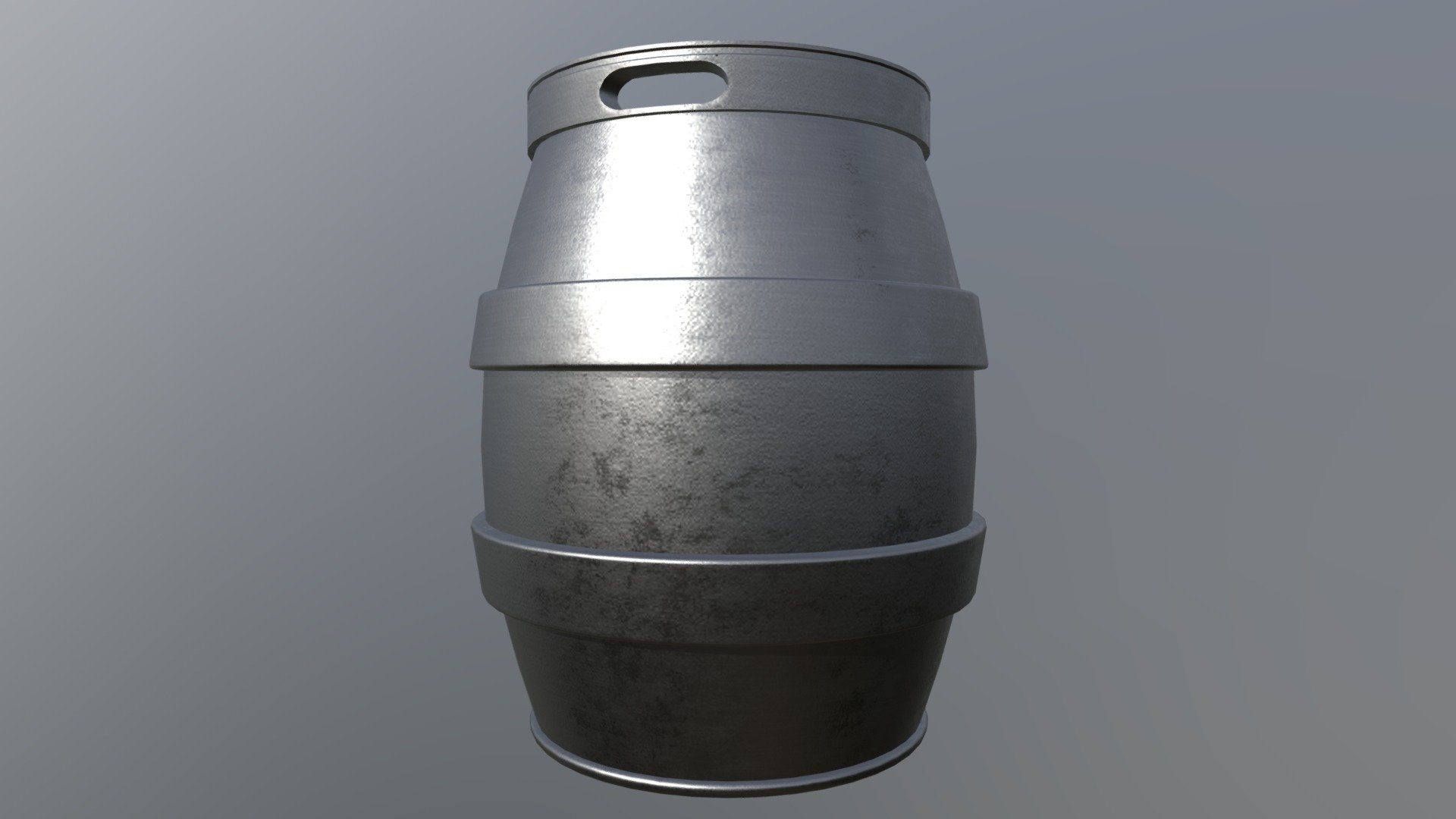 DK Metal Barrel - 3D model by VanGX [f10922d] - Sketchfab