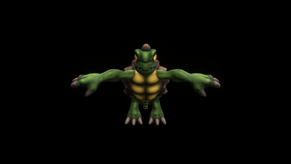 SDT - Melee Arm Rock Shell Turtle - 3D model by Joseph Jinn ...