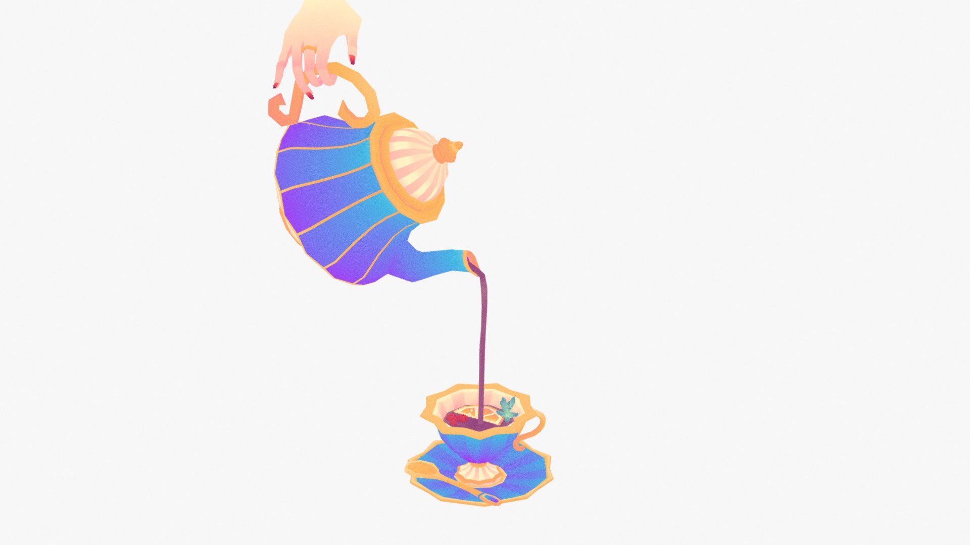Tea - 3D model by cerura vinula (@cerura_vinula) [f10c460] - Sketchfab