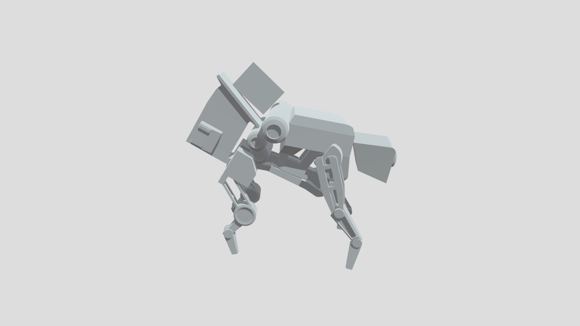 Dog-Robo ZYXV14 By Mulzahrian - Download Free 3D model by mulzahrianone [f10cabd] - Sketchfab