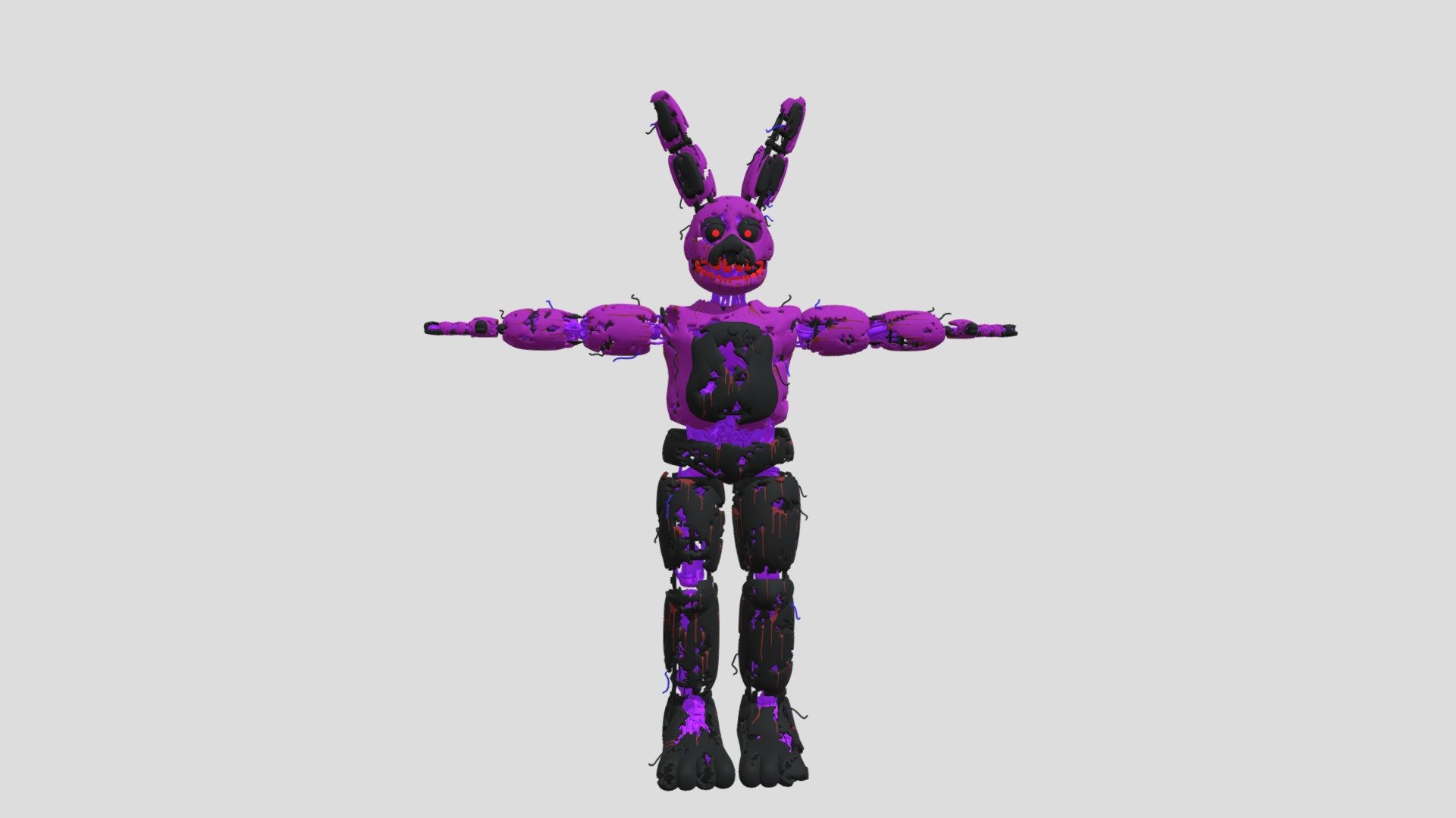 Stylized-springtrap limeted - Download Free 3D model by ...