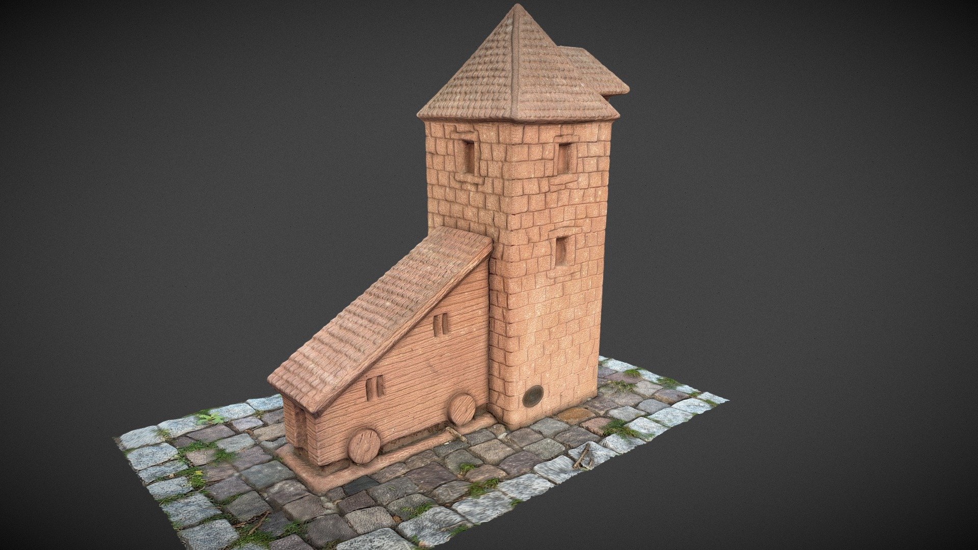 Hexenturm The Witches Tower Replica - 3D model by Arhidrona [f10deae ...