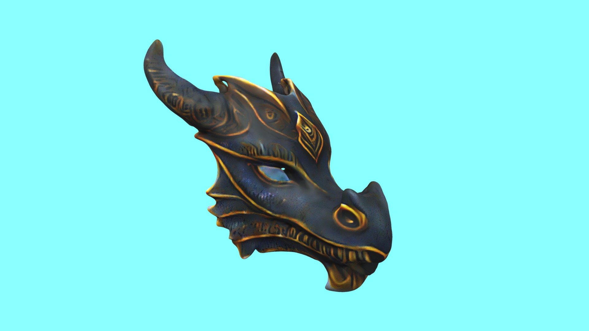dragon mask - Download Free 3D model by vicente betoret ferrero ...