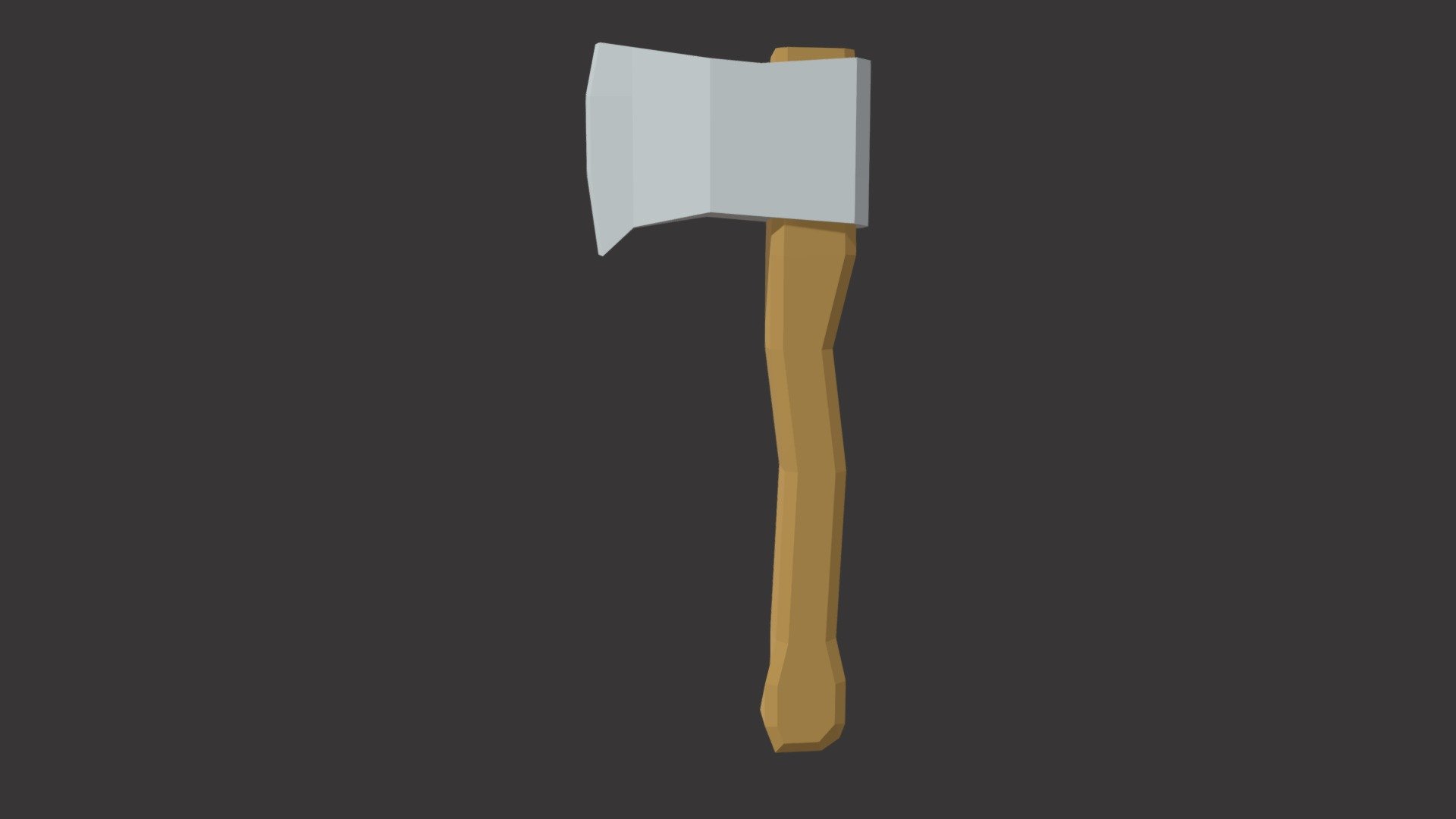 Low Poly Axe - 3D model by battlesector17 [f10e45b] - Sketchfab
