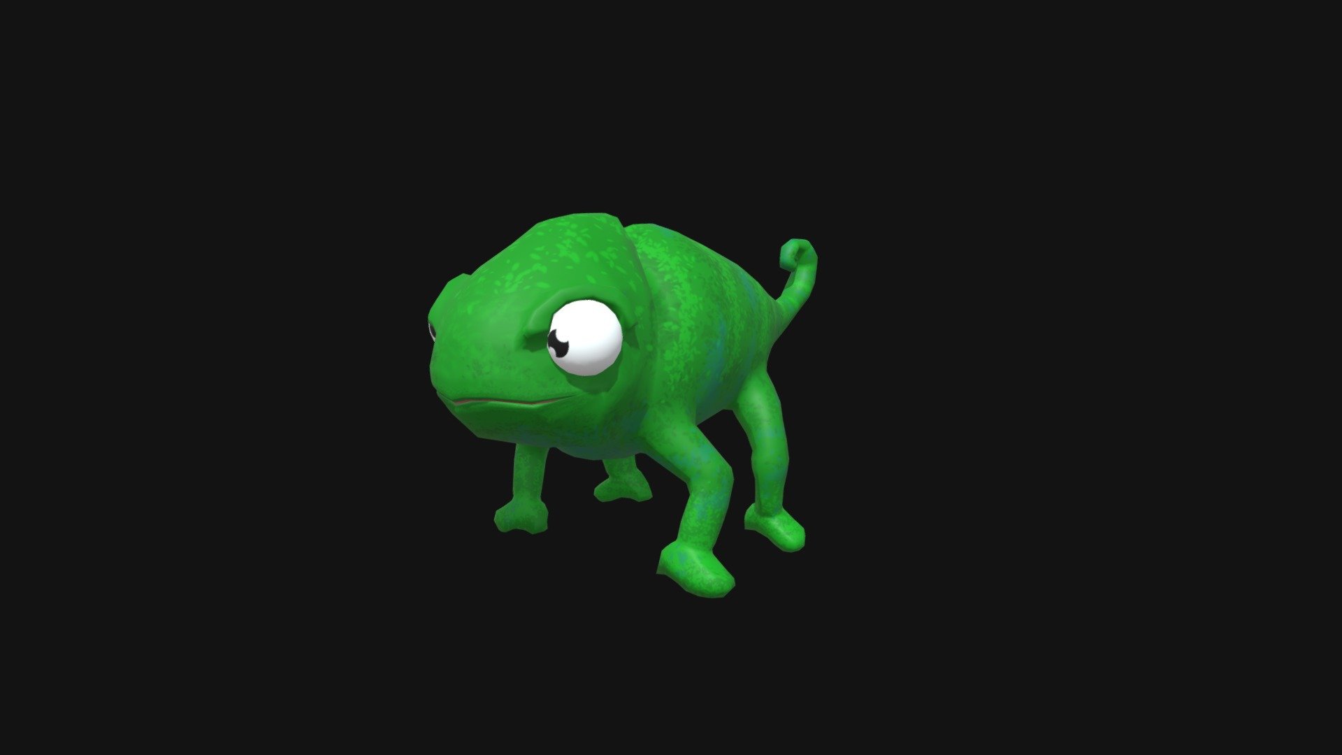 Chamaleon Cartoon RIG and Animations - Buy Royalty Free 3D model by ...