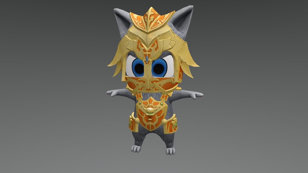 Battle Cat - 3D model by andrey.lutsyuk [f10f7ac] - Sketchfab