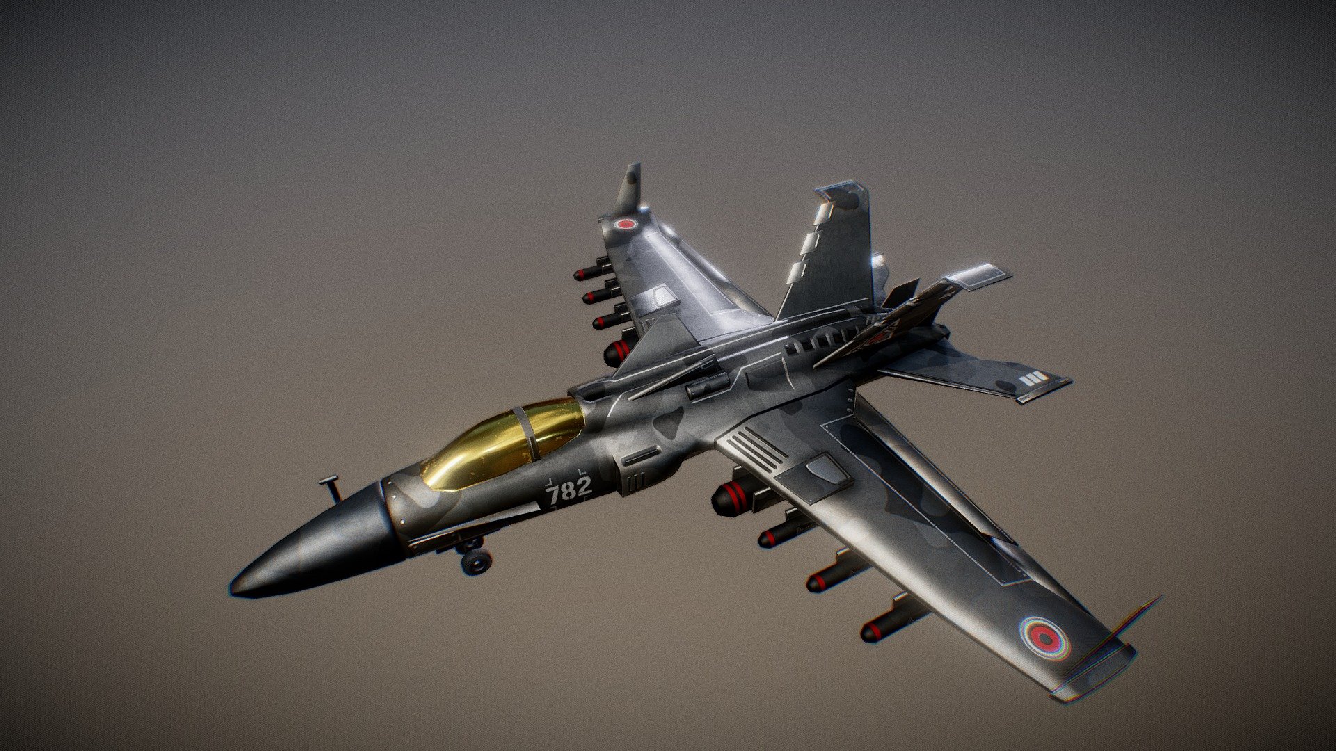 Military Jet - 3D model by amazingStanley [f110e45] - Sketchfab