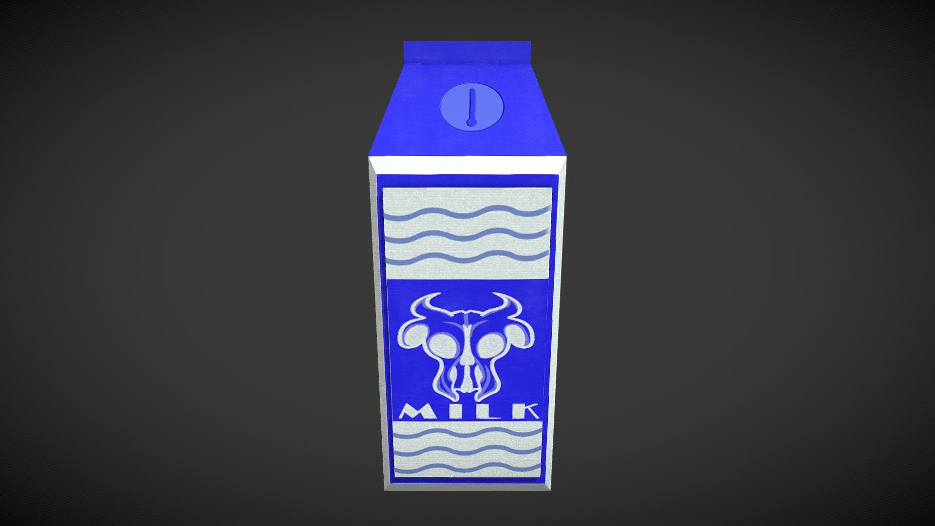 Calcium Overdrive - Milk Carton Easteregg Asset - 3D model by ...