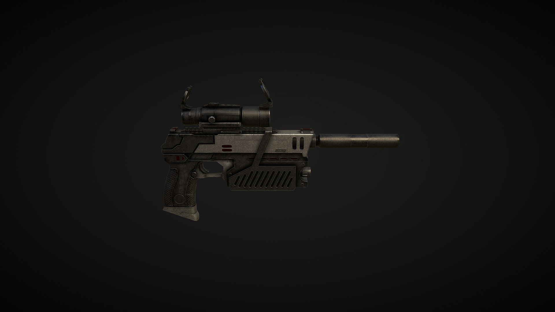 Lawgiver Judge Dredd - 3D model by katedra.604 (@OsatpHirniak) [f111084 ...