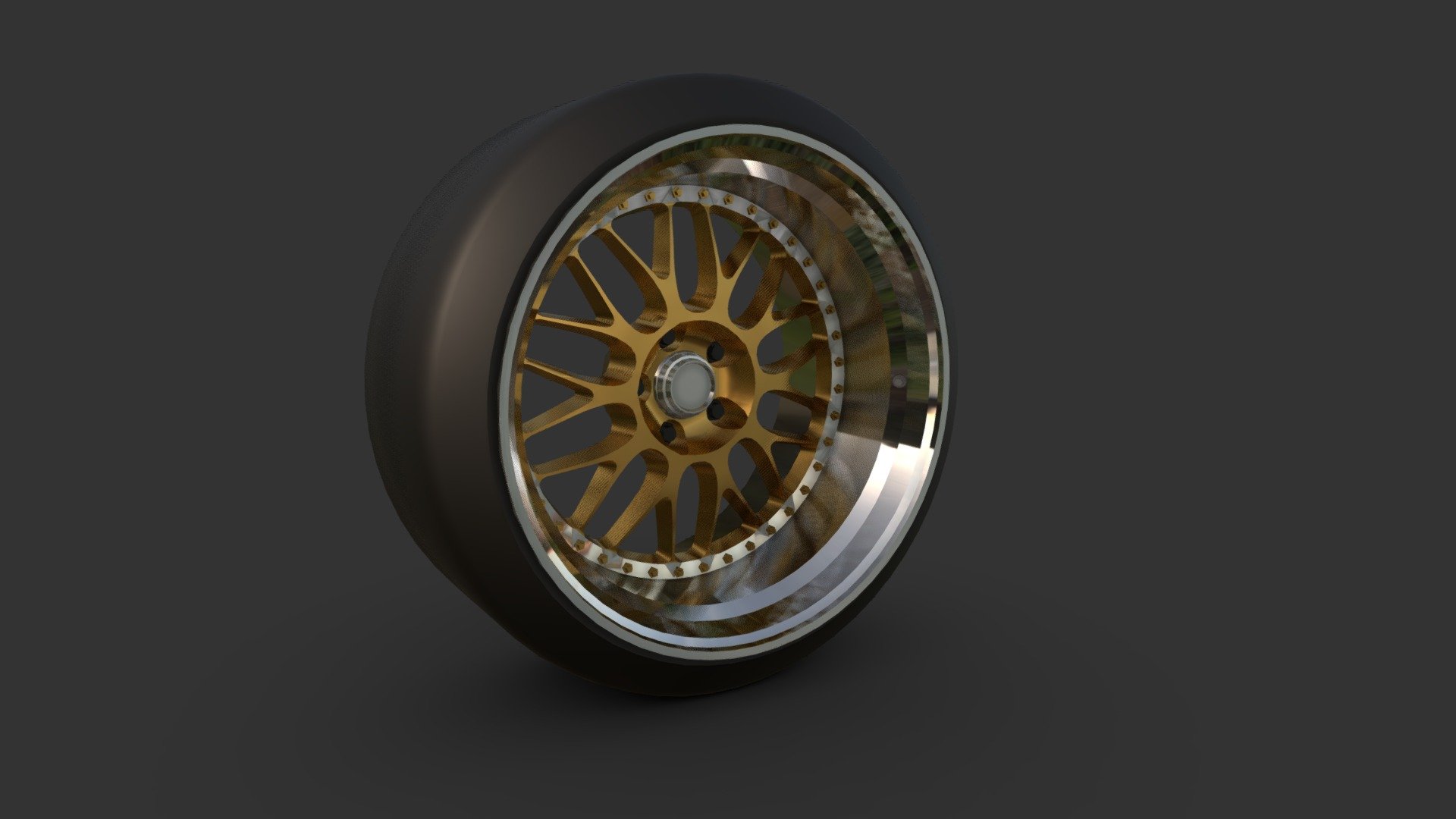 Racing Wheel - Work Meister M1 3P - Buy Royalty Free 3D model by ...