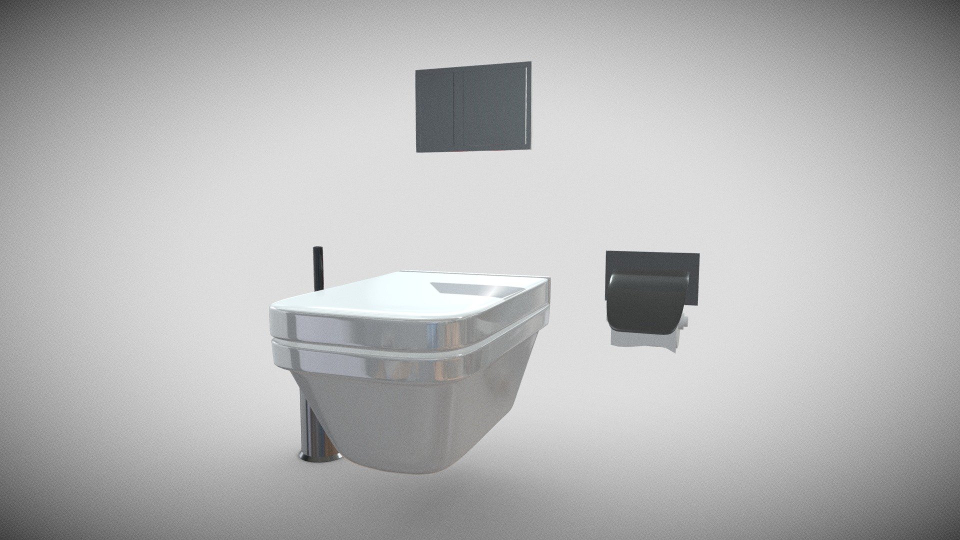 3D Toilet Set - 3D model by nvere [f113281] - Sketchfab