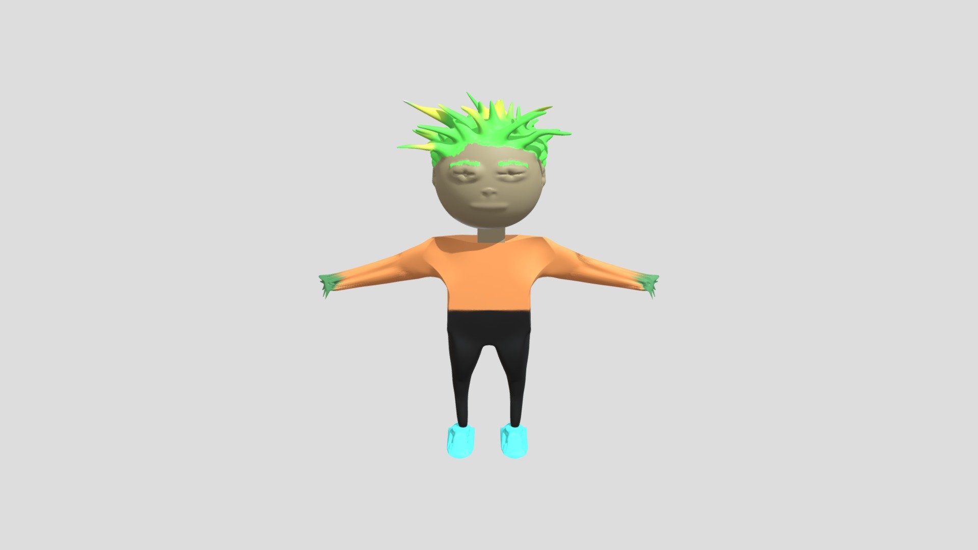 neon boy - Download Free 3D model by rbarnabas [f11373e] - Sketchfab