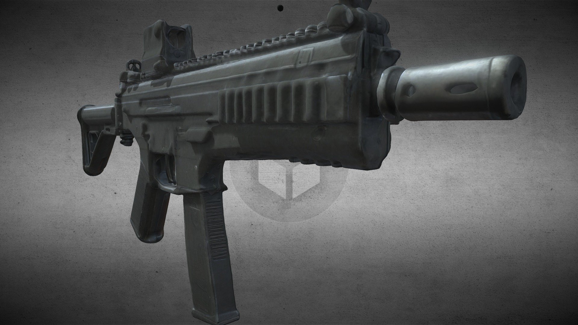 ump gun - Download Free 3D model by arnavkajjewad2008 [f115008] - Sketchfab