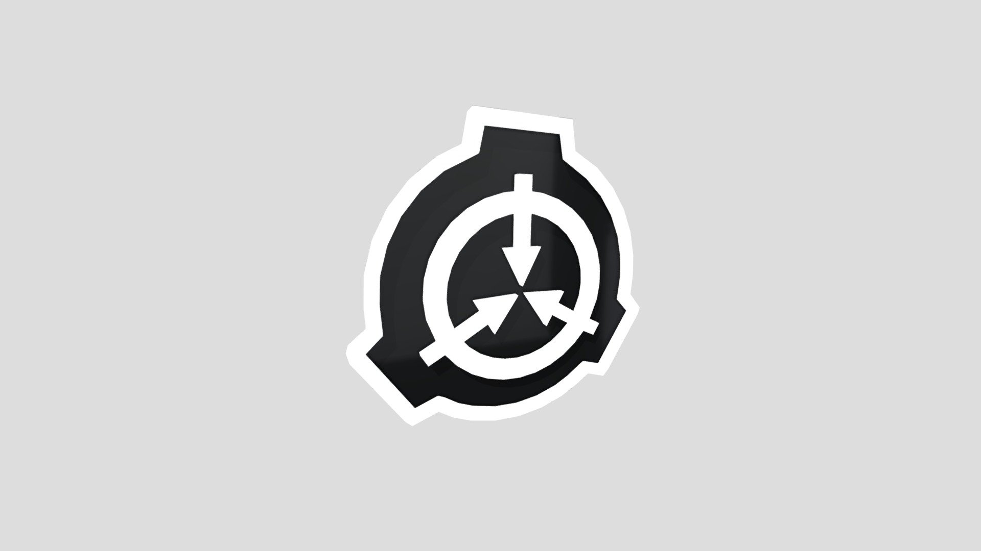 SCP LOGO - Download Free 3D model by SamMonahan [f11777c] - Sketchfab