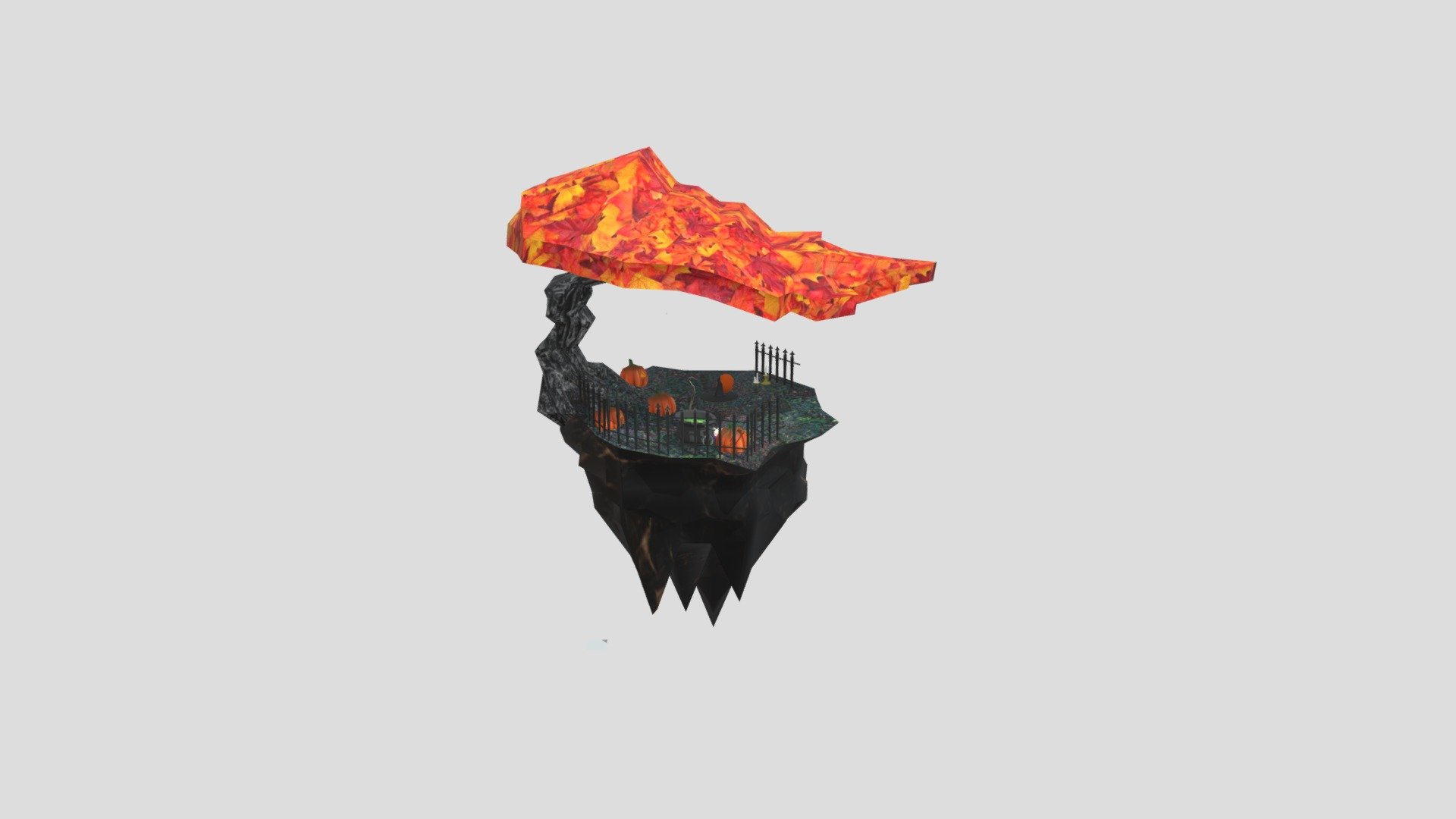 Floating Spooky Island - 3D model by Little_G [f11bde4] - Sketchfab