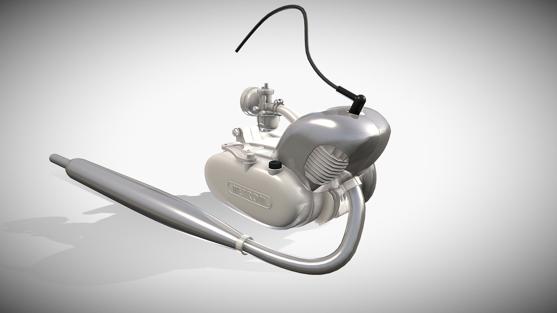 Moped engine - Buy Royalty Free 3D model by dragosburian [f11d321 ...