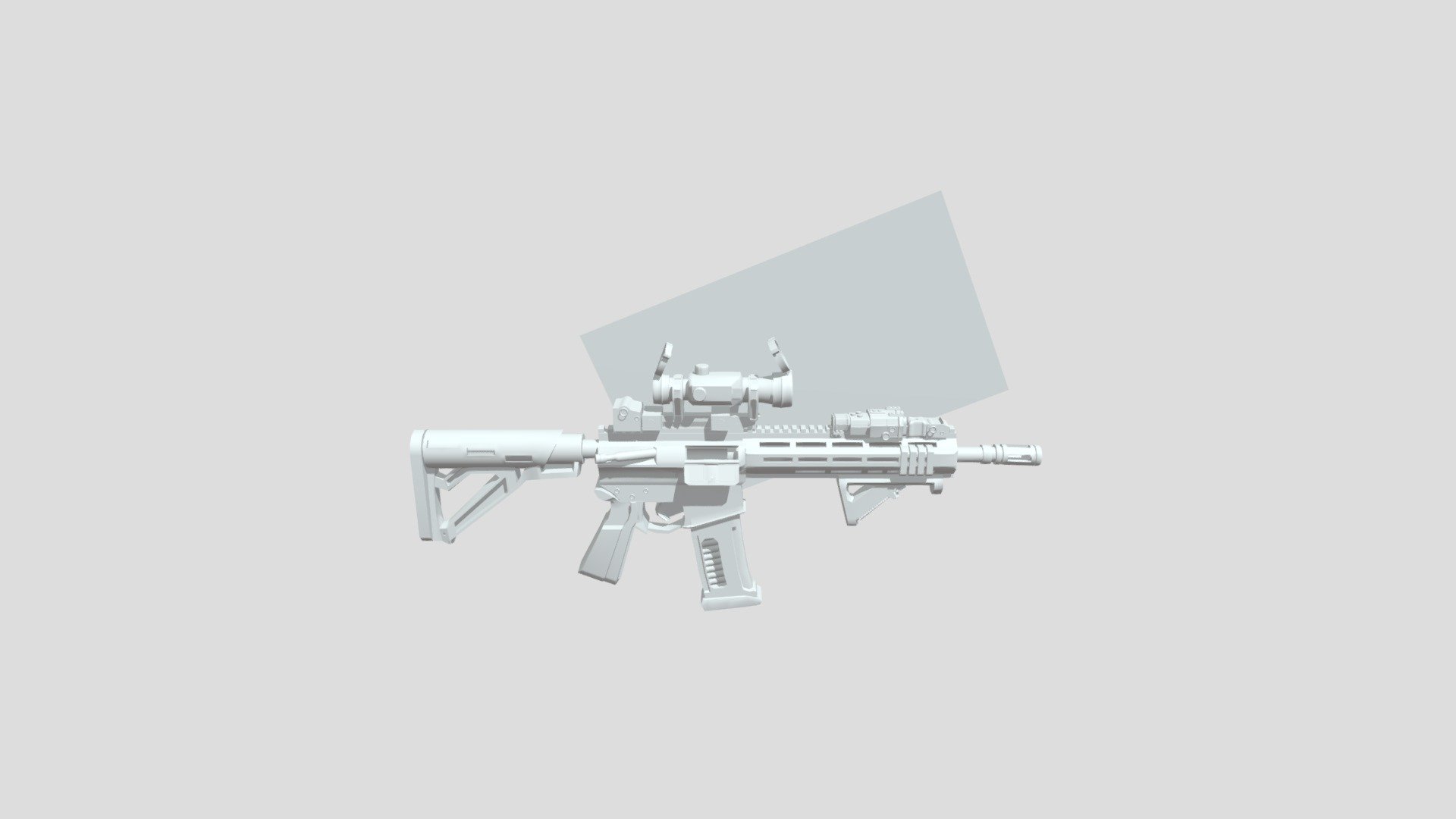Prisma 3d Lowpoly Assault Rifle - Download Free 3D model by Speactralgg ...