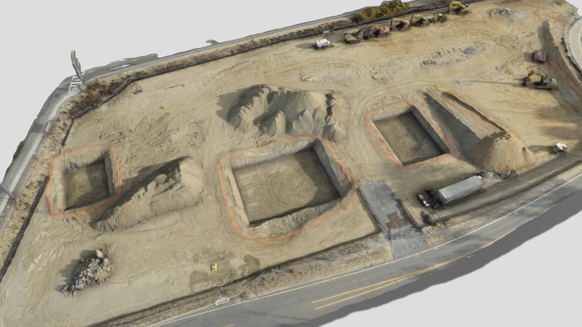 Construction Site Week 2 Simplified 3d Mesh - Download Free 3D model by ...