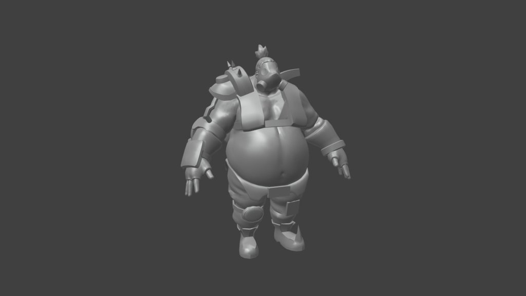 Roadhog_C_Grayshade_v01 - 3D model by windyssong [f123b98] - Sketchfab