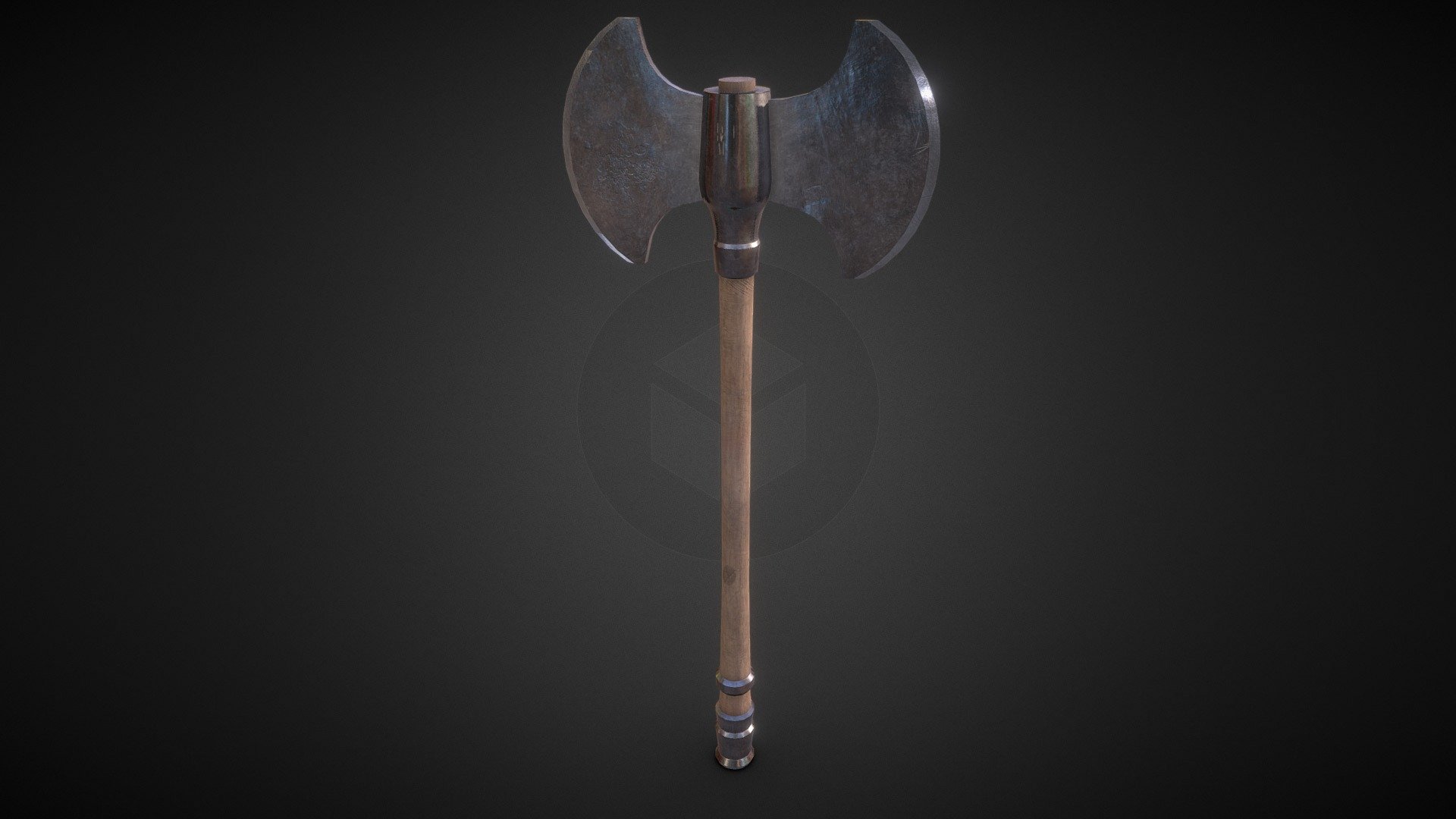 Two-handed Battleaxe 1 - 3D model by Sord (@alexandersord) [f123f0a ...