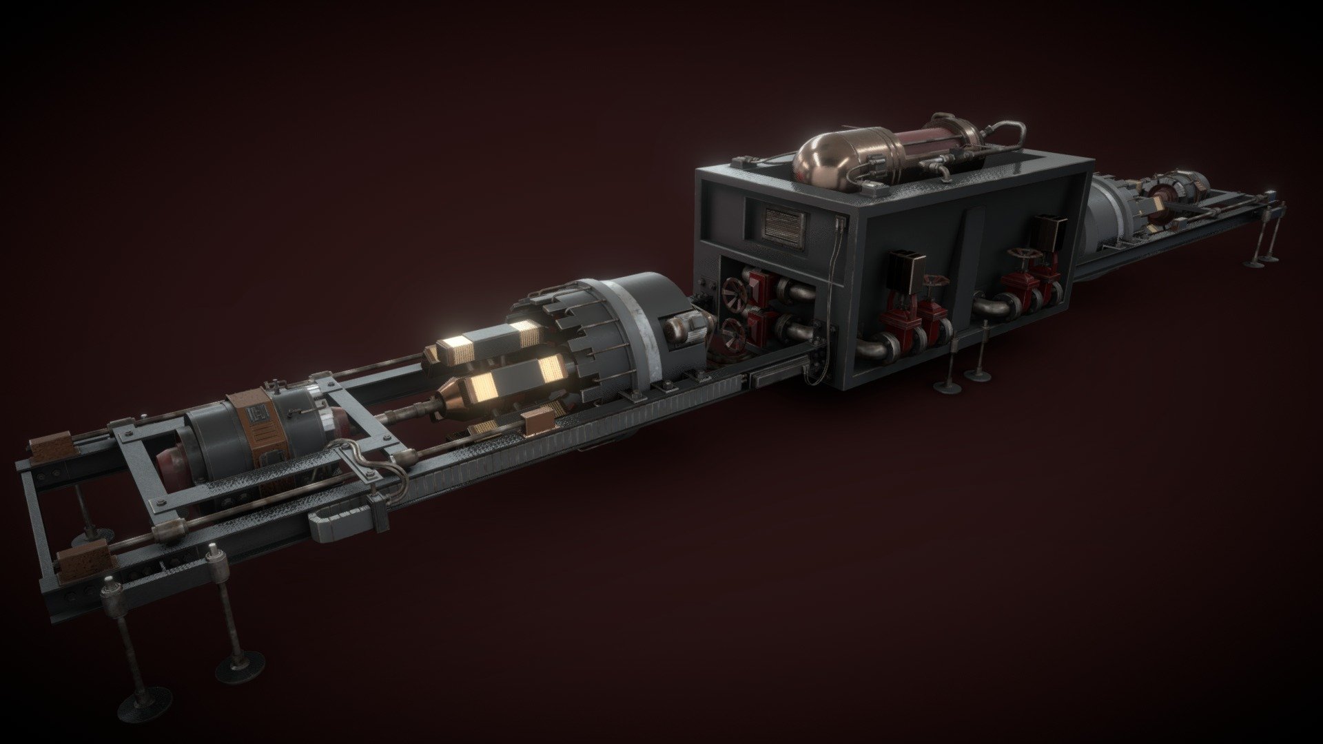 Industrial machine - Buy Royalty Free 3D model by maxpsr [f12454e ...