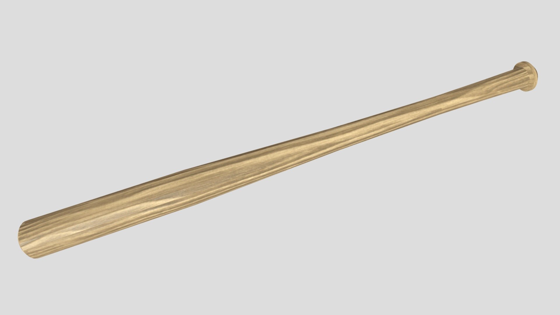 Baseball Bat (Wooden) - 3D model by surejungle23247 (@omearaanthony0 ...