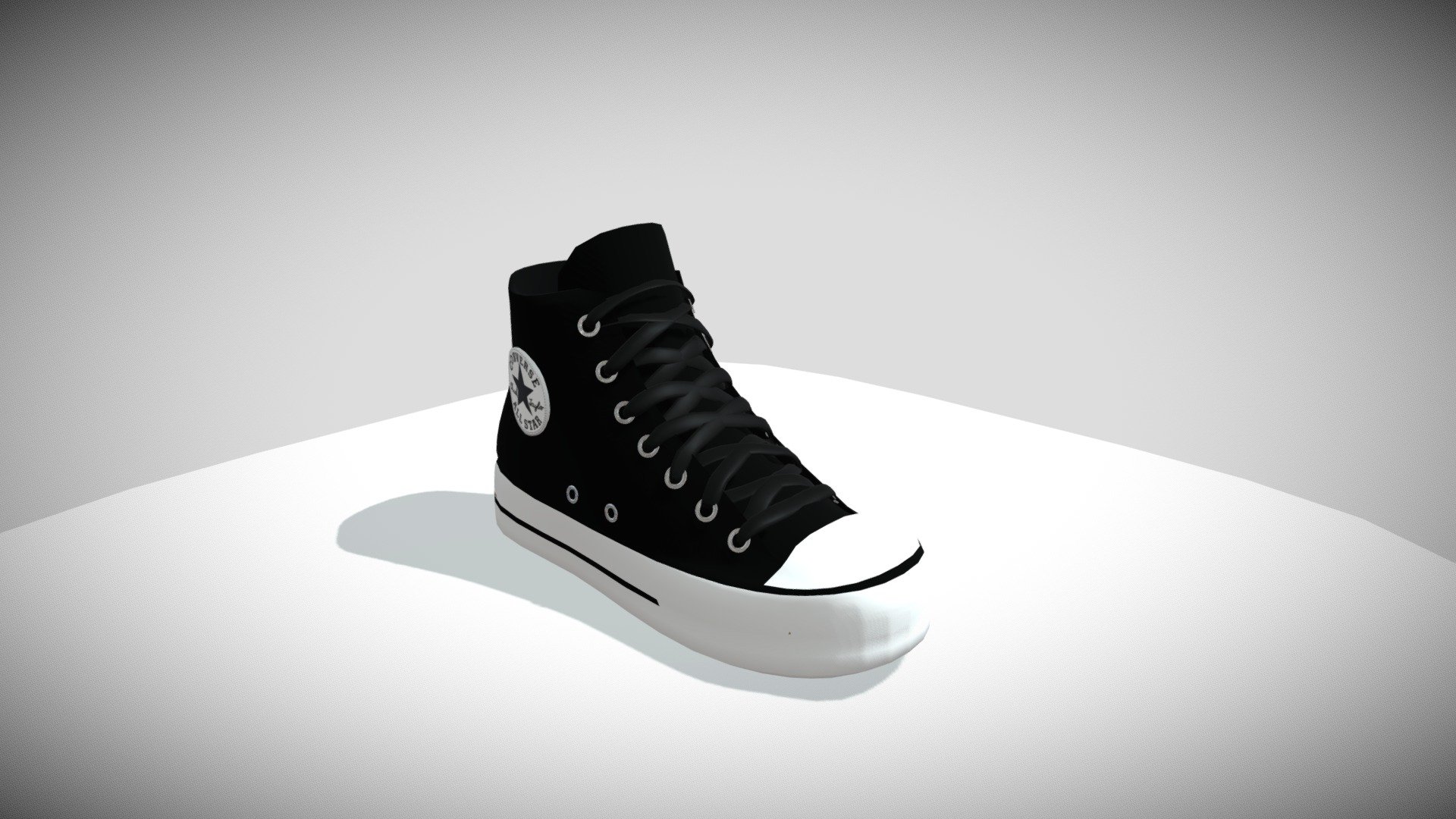 Black Converse High Sneakers - Download Free 3D model by AmJhy99 ...