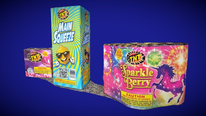 Fireworks 3D models - Sketchfab